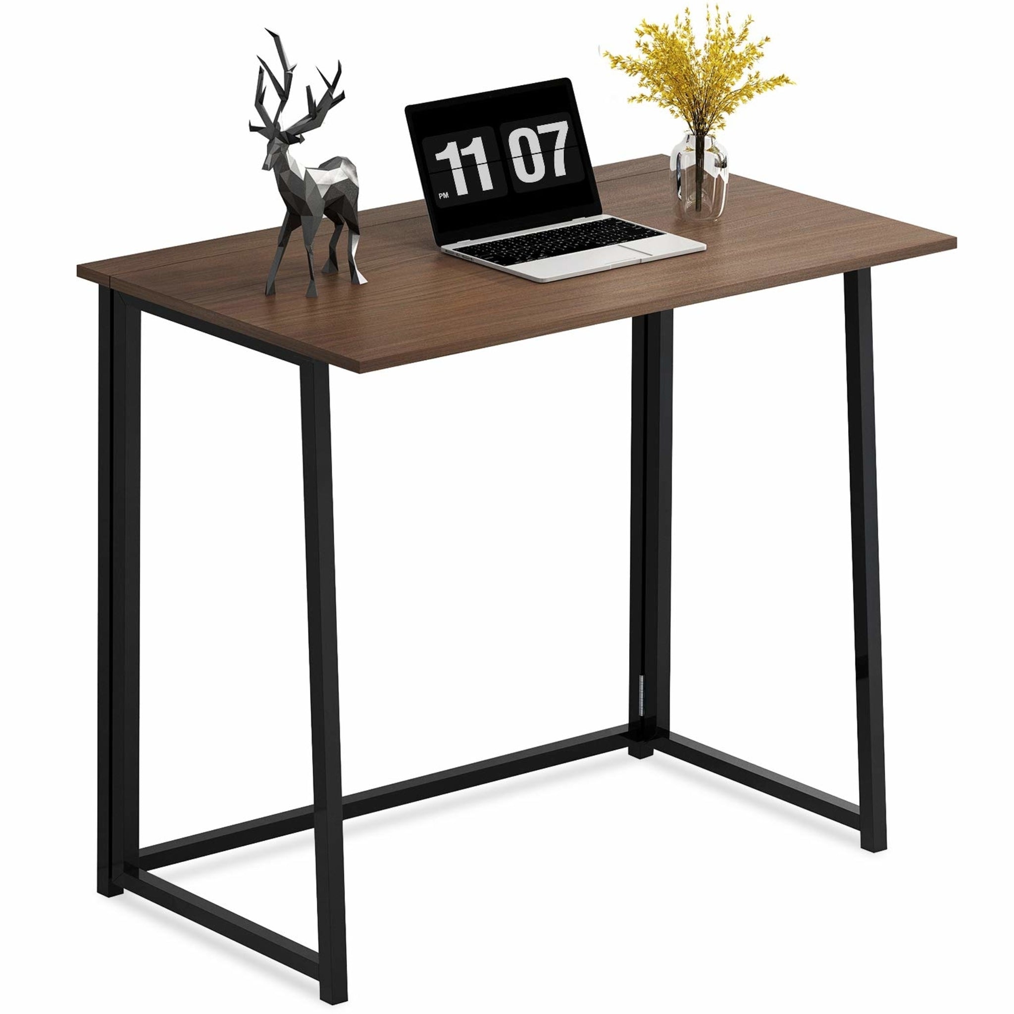 WorkStore Folding Table with Metal Legs, Large