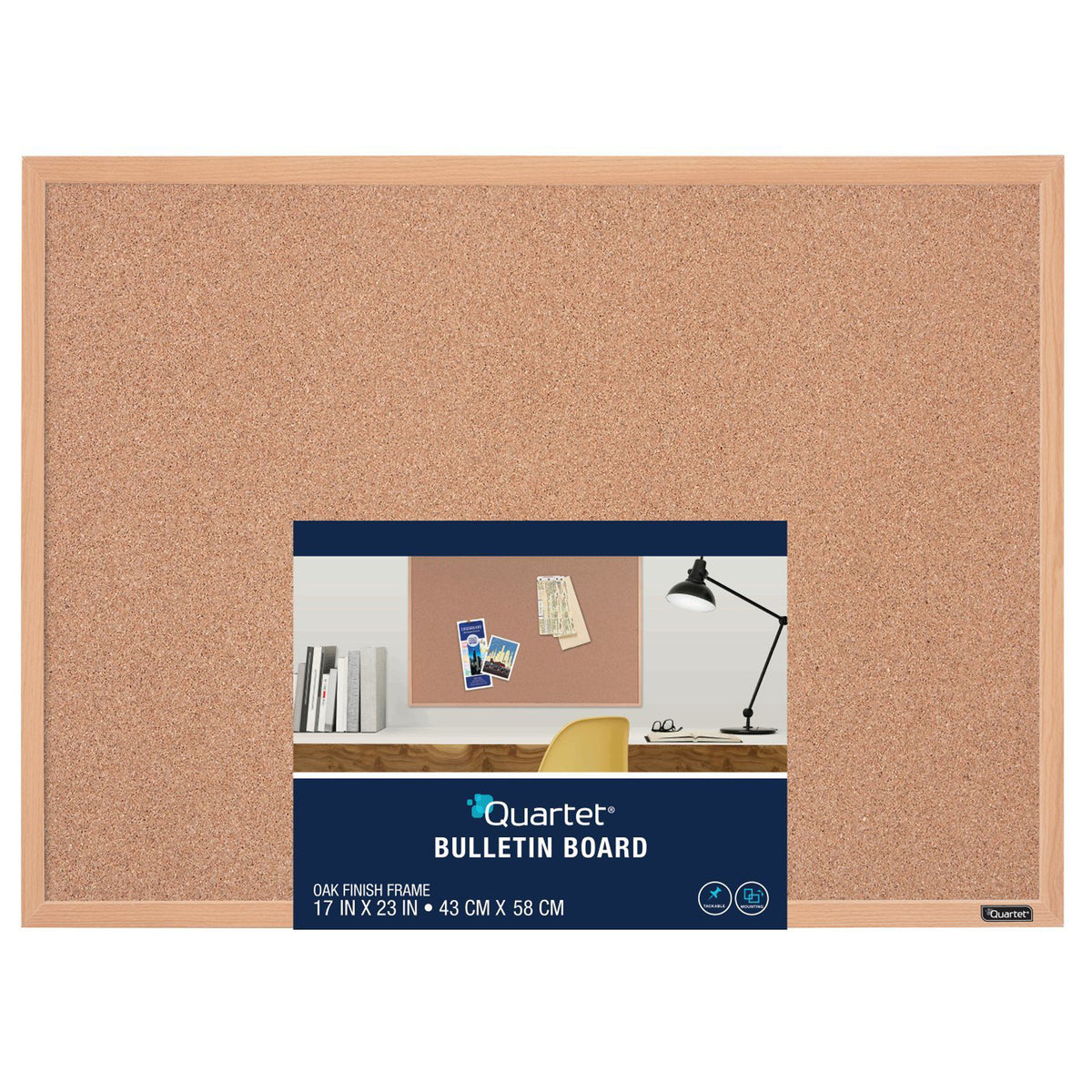Quartet Bulletin Board Cork Board For Walls Corkboard 24 … Curated